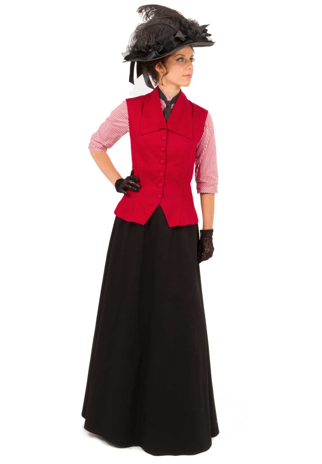 Blair Edwardian Vest Skirt Blouse Ensemble Recollections