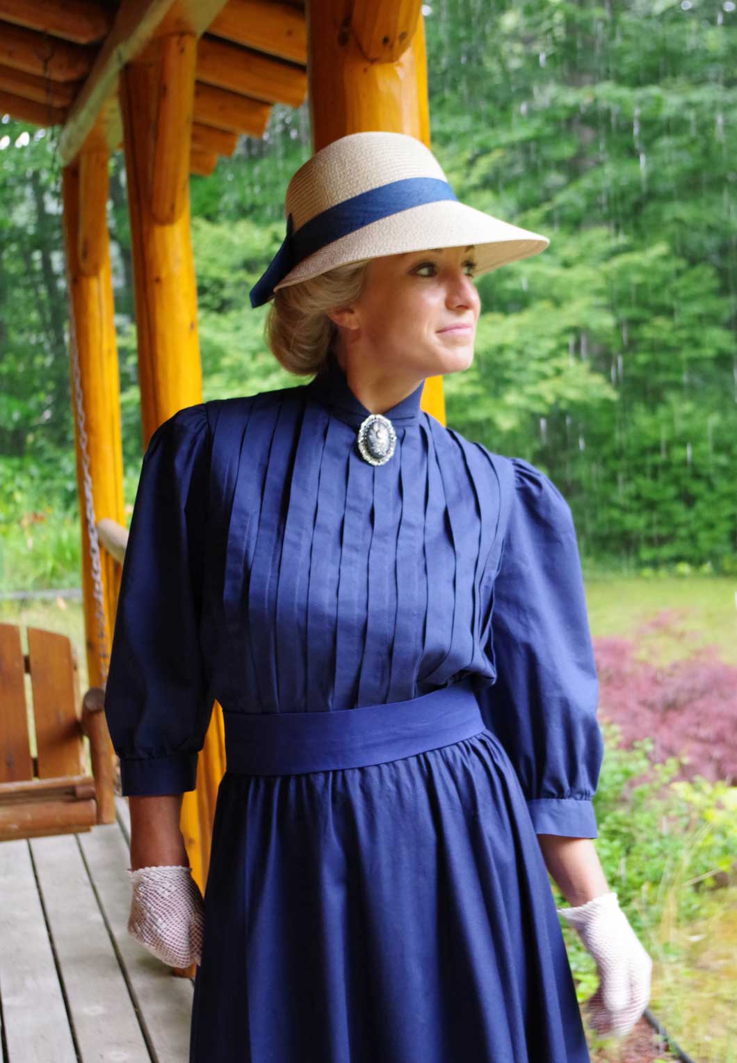 Maybel Cotton Pleated Blouse Recollections