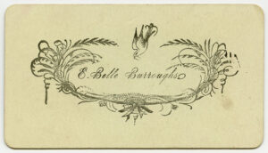 Victorian calling cards - Recollections Blog