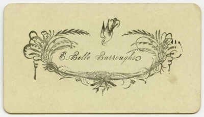 Victorian calling cards - Recollections Blog