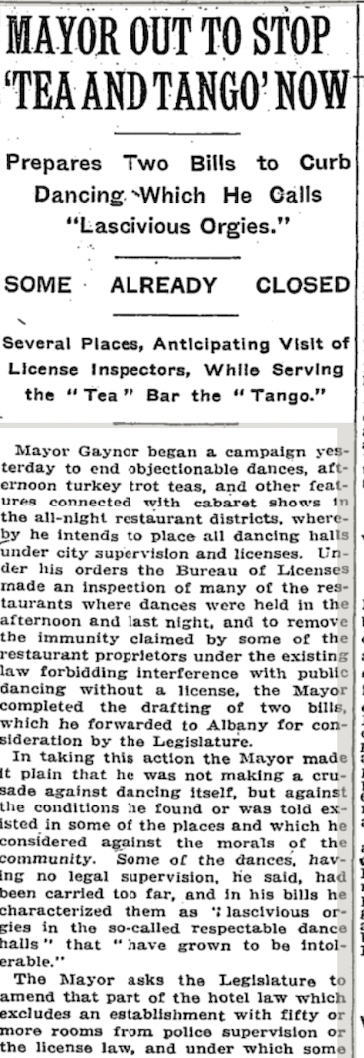 The titillating history of the tea dance - Recollections Blog