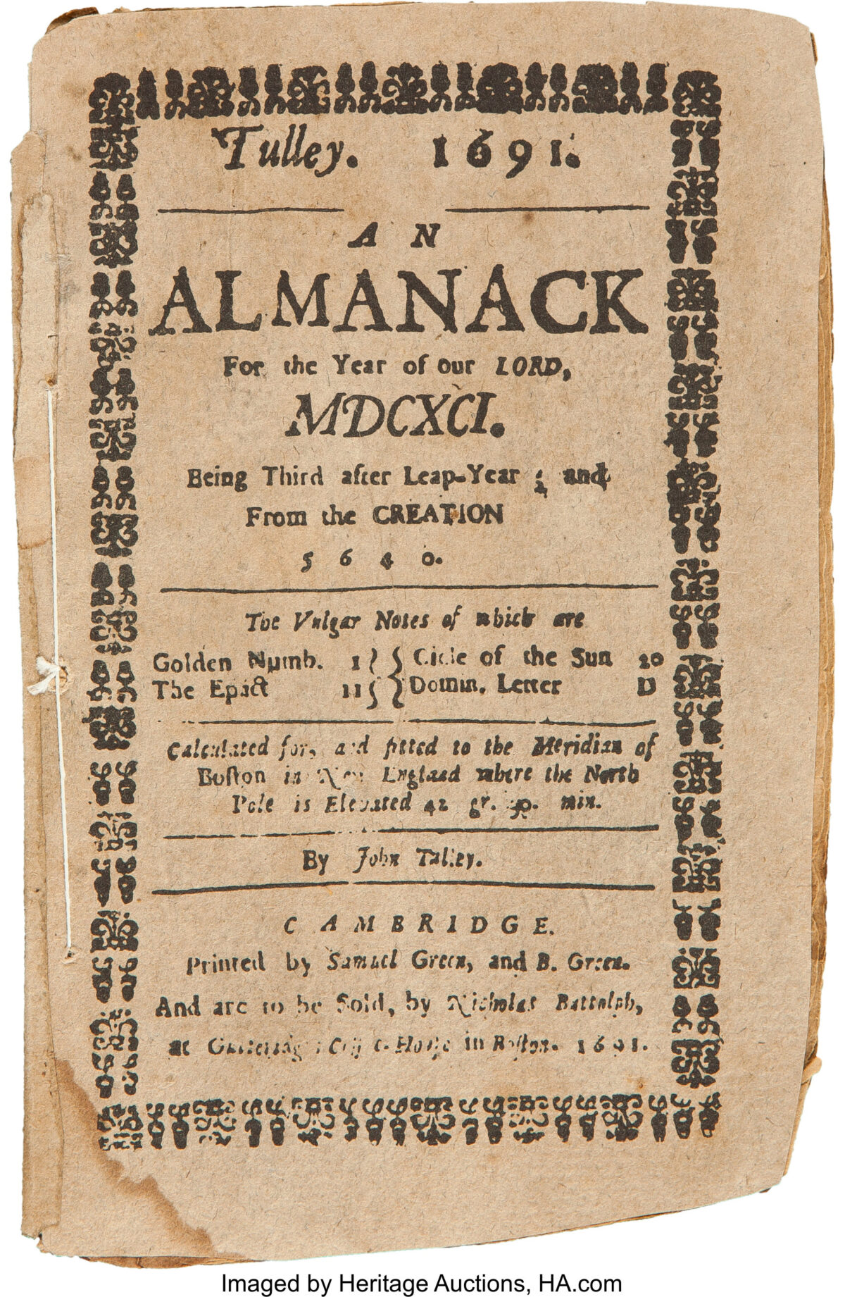 America's first newspaper - Recollections Blog